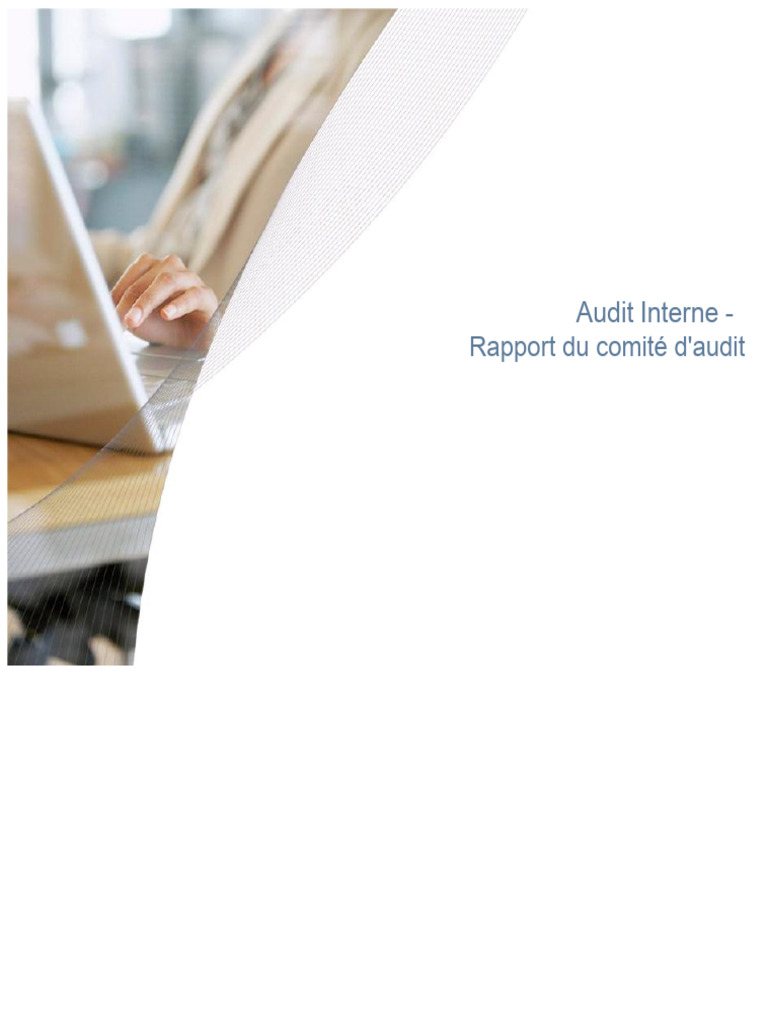Rapport d'Audit Interne et Attentes du Conseil | PDF | Audit | Audit ...