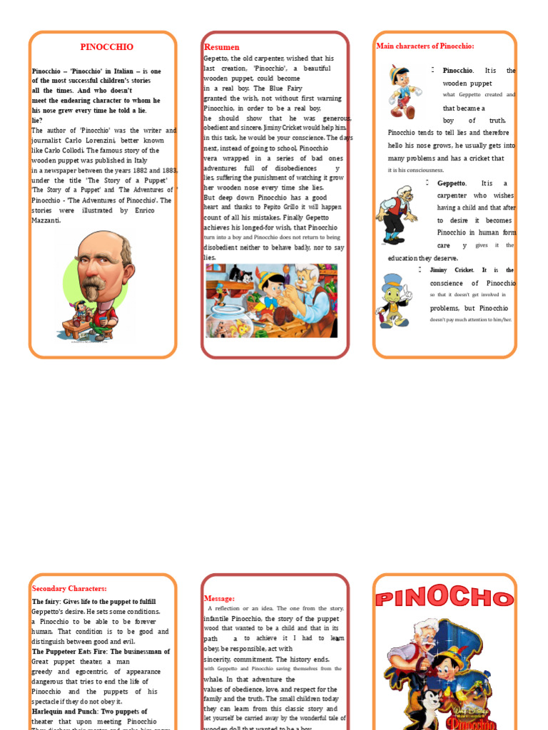 TRIPTYCH OF Pinocchio | PDF | Pinocchio