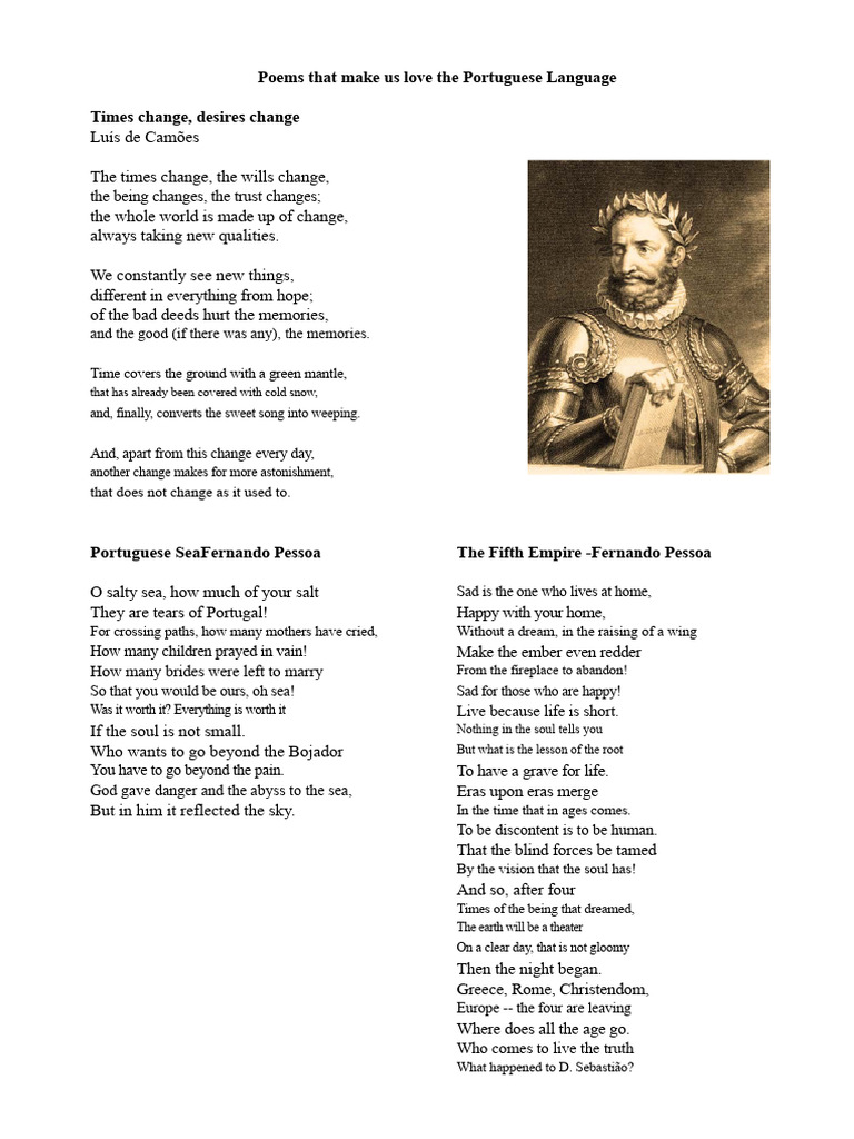 6 Poems That Make Us Love The Portuguese Language | PDF