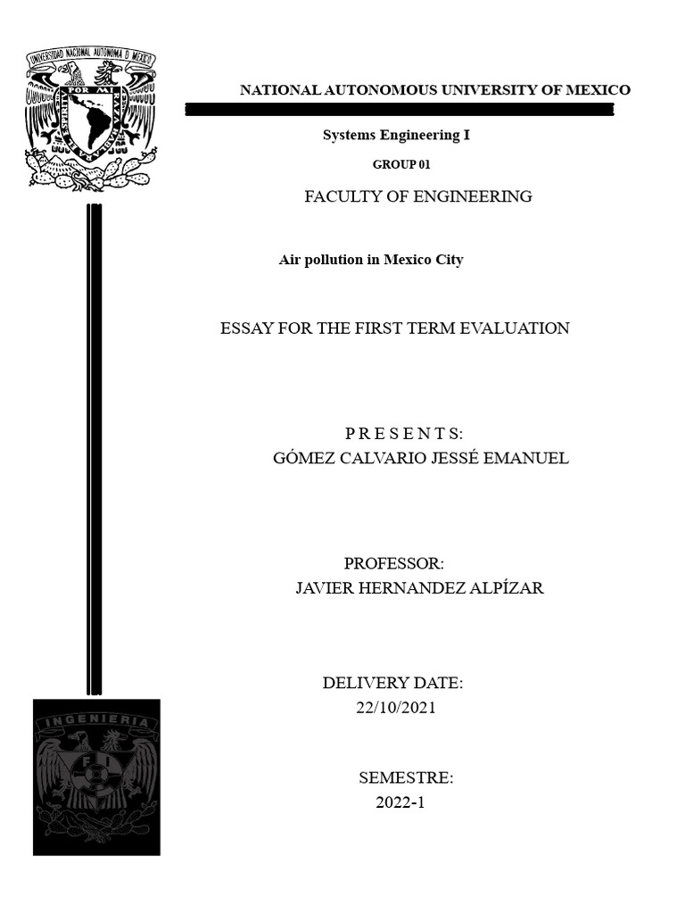 Essay On Pollution in Mexico City | PDF | Air Pollution | Pollution