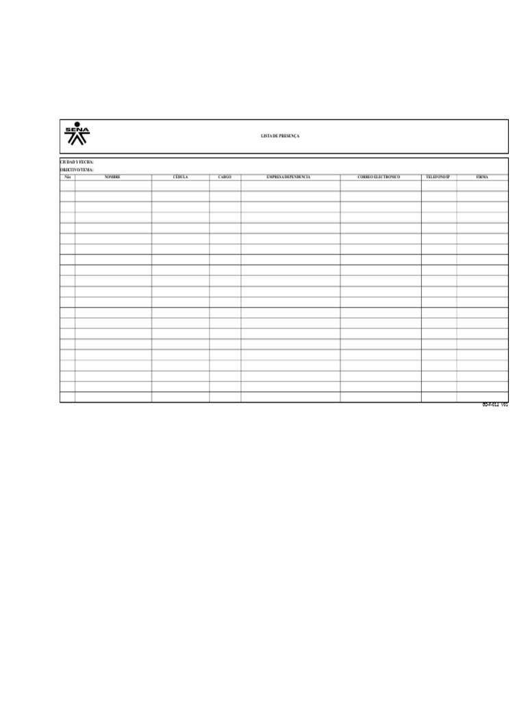 Lista de Presencia por Ciudad y Fecha | PDF
