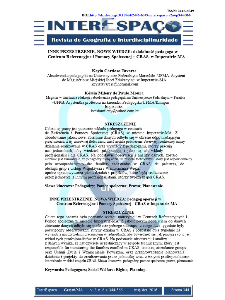 Działalność Pedagoga W CRAS | PDF