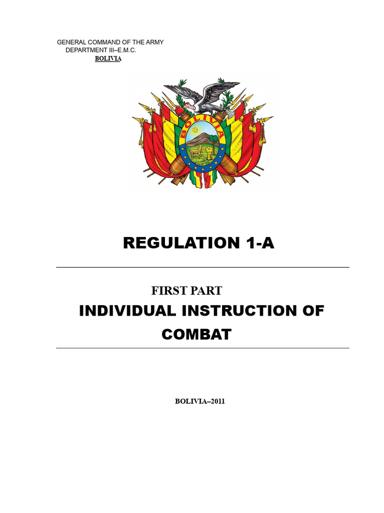 1-First Part Individual Combat Instruction | PDF | Camouflage | Hand