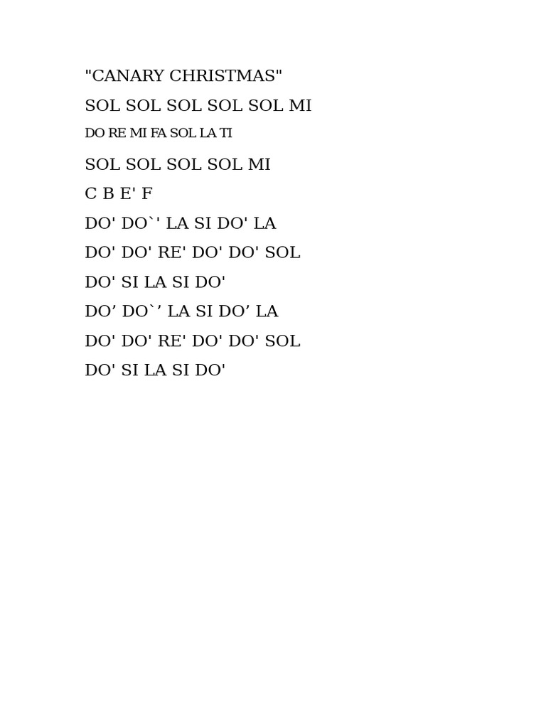 Canarian Christmas Recorder Sheet Music | PDF