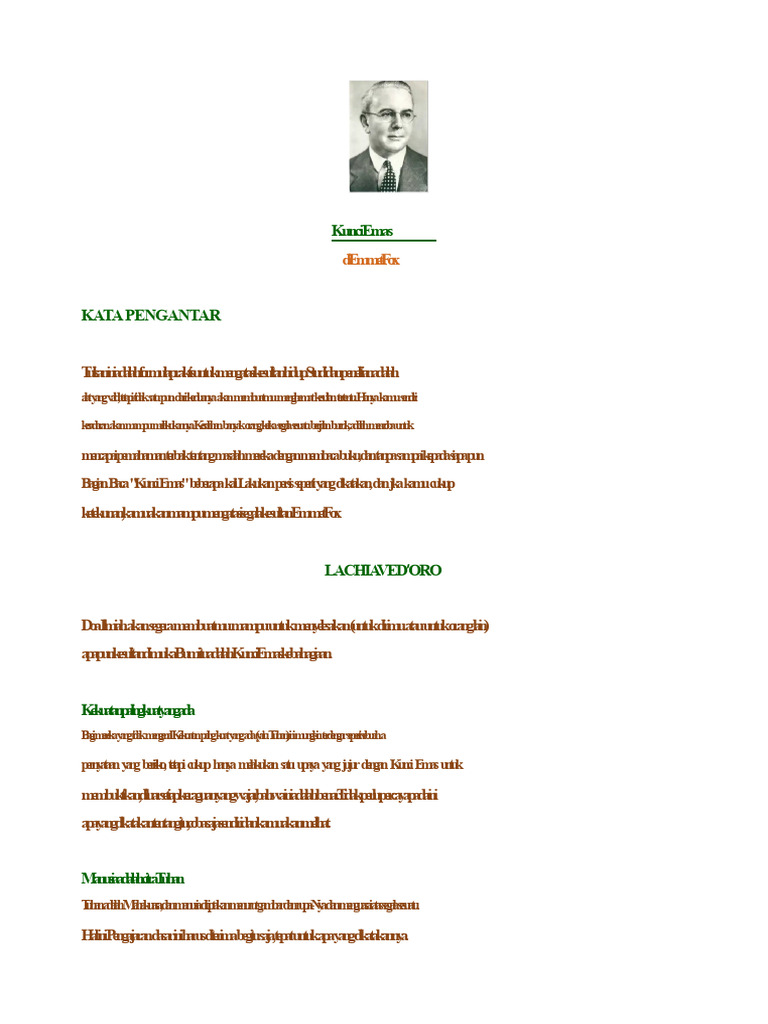 Kunci Emas Ilmu Ketuhanan oleh Emmet Fox | PDF