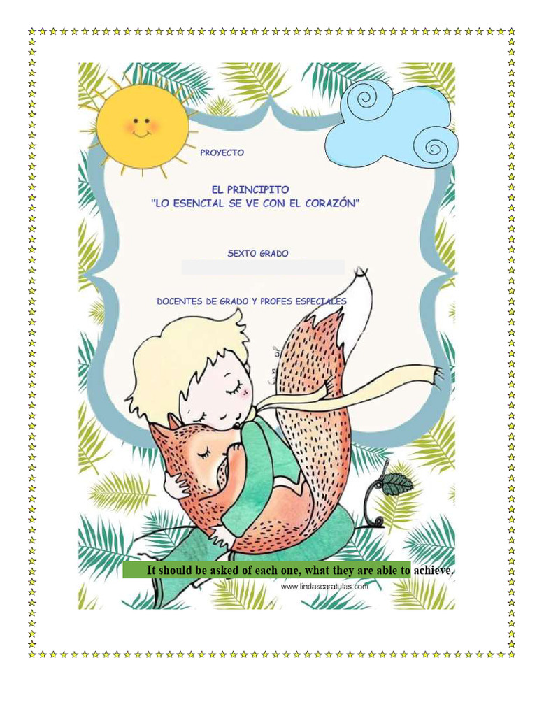 "Literary Project on The Little Prince" | PDF | The Little Prince ...