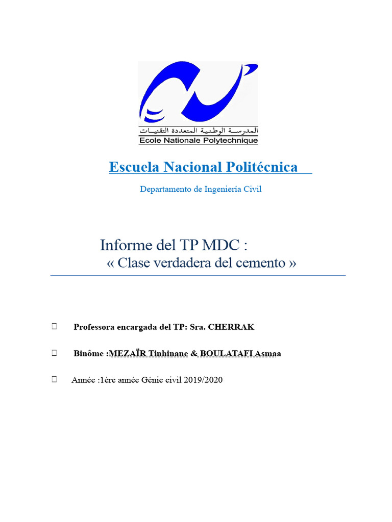TP Clase verdaderamente | PDF | Hormigón | Ingeniero civil