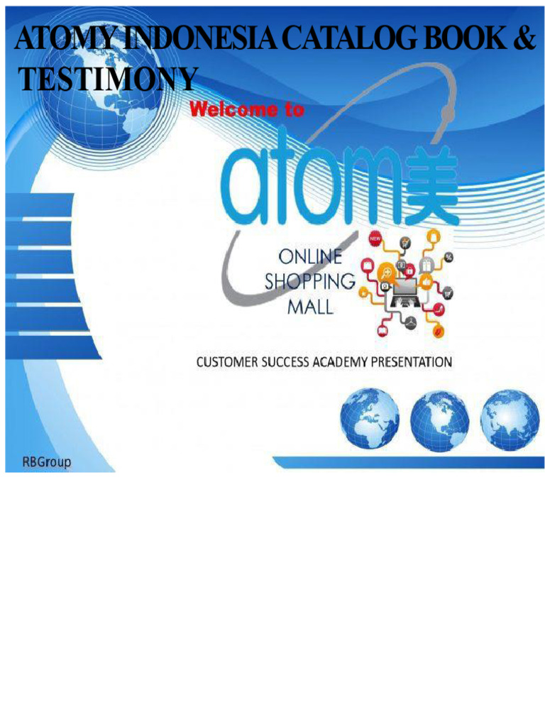 40 Catalogs and Testimonials of Atomy | PDF | Skin Care | Shampoo