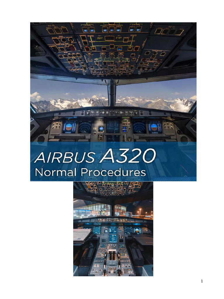 Airbus A320 PROCEDURY NORMALNE | PDF