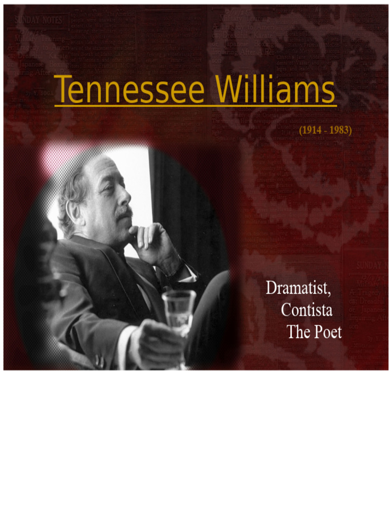 Life and Works of Tennessee Williams | PDF