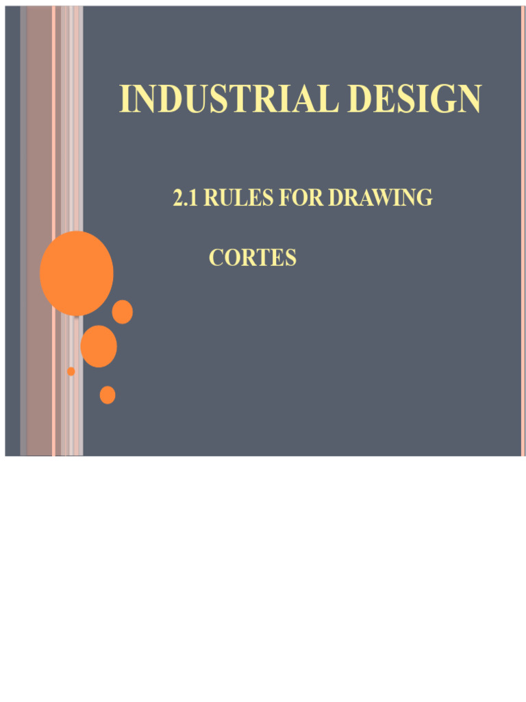 Industrial Design: Section Drawing Rules | PDF