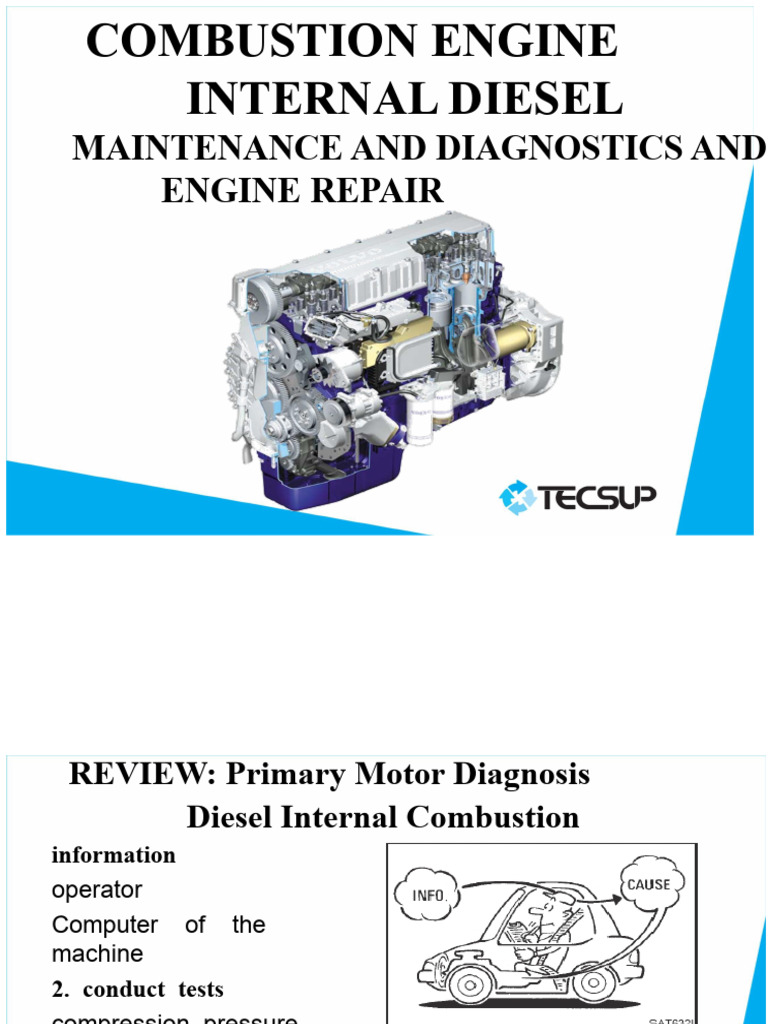 Diesel Engine Maintenance & Repair Guide | PDF | Engines | Internal ...
