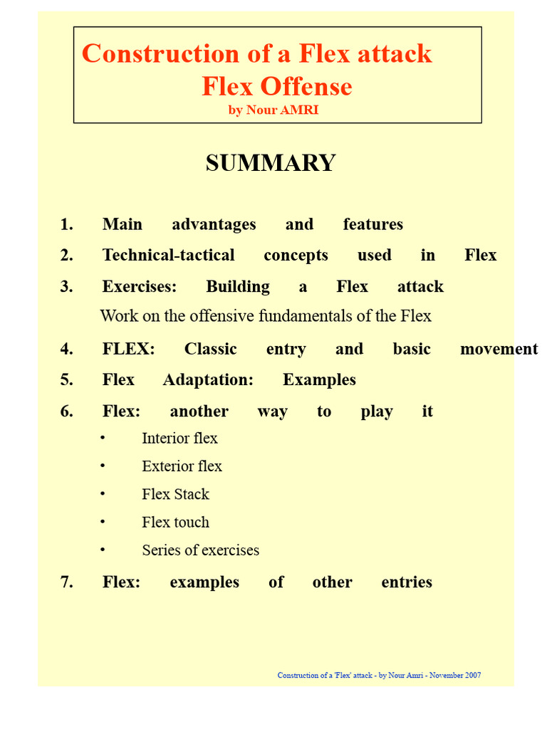 Building a Flex Offense Attack Guide | PDF | Volleyball | Ball Games