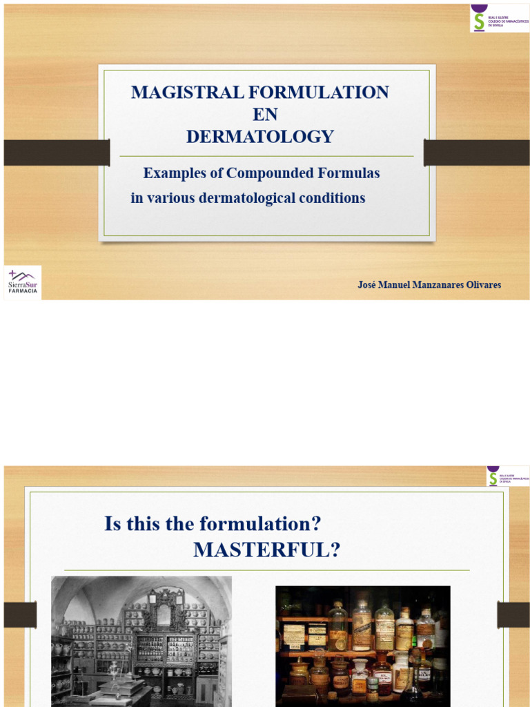 Compounded Dermatological Formulas | PDF | Topical Medication ...