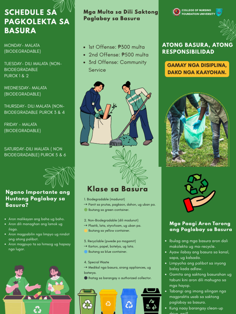Proper Waste Disposal | PDF