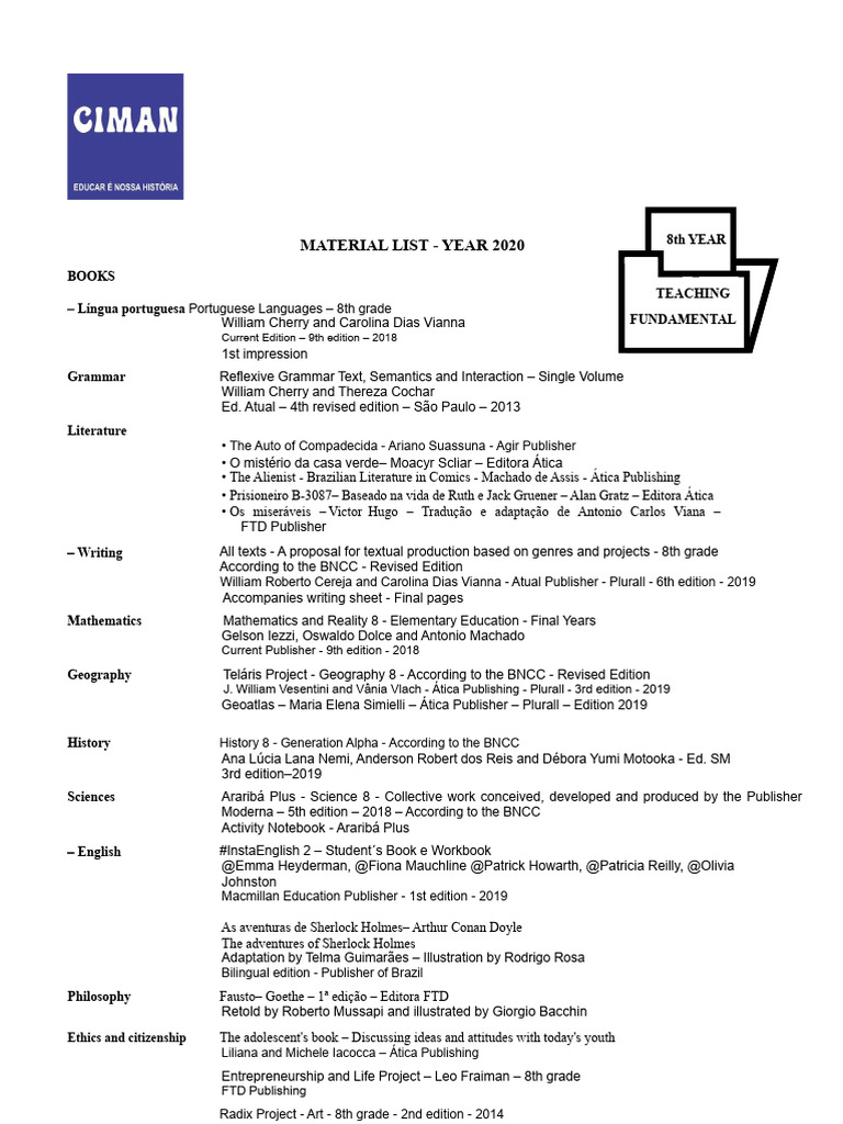8th GRADE FINAL | PDF