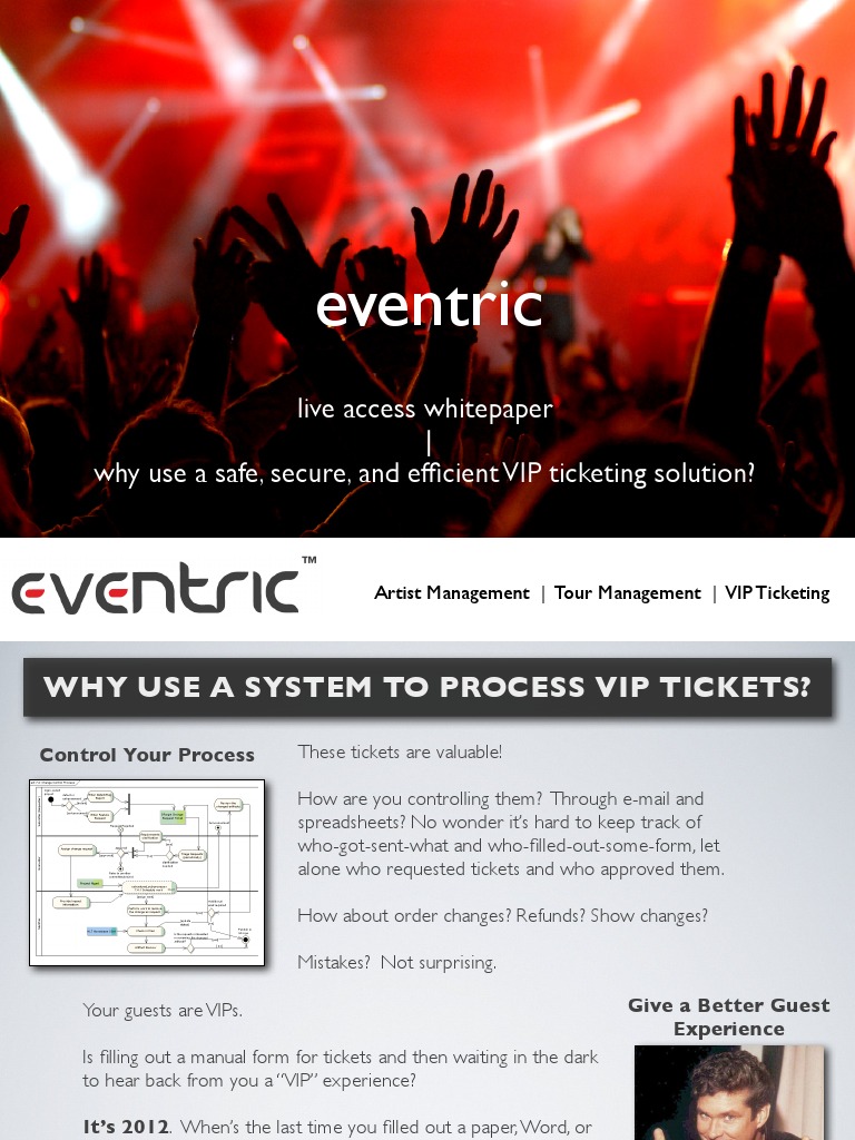 Why Use Live Access VIP Ticketing - A Whitepaper | PDF | Payment Card ...