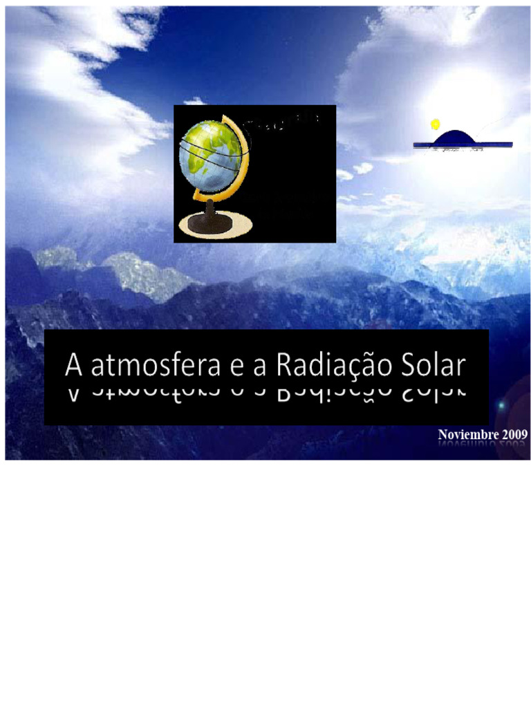 La Atmósfera y La Radiación Solar | PDF | Luz de sol | Atmósfera