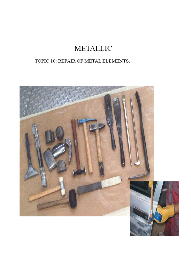 Metal Body Repair Techniques Guide | PDF | Sheet Metal | Welding
