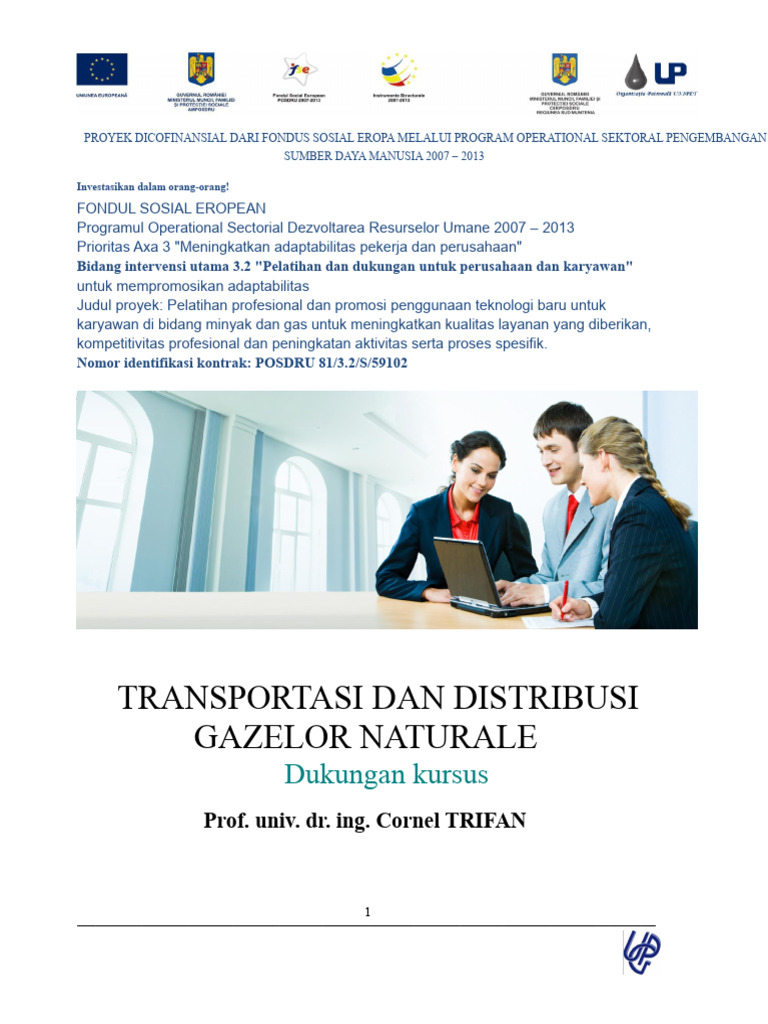 Transportasi Dan Distribusi Gas Alam | PDF