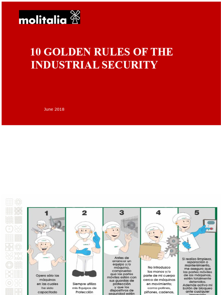10 Golden Rules of Industrial Safety | PDF