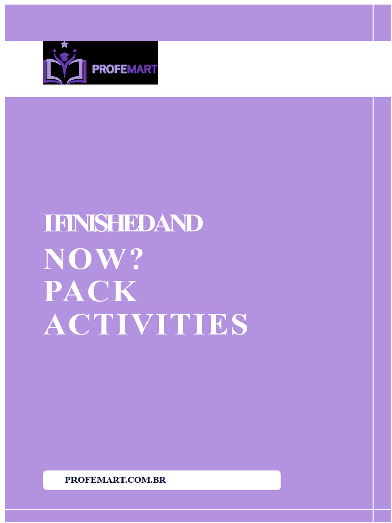I Finished It - and Now - 1 Ehmxsr | PDF