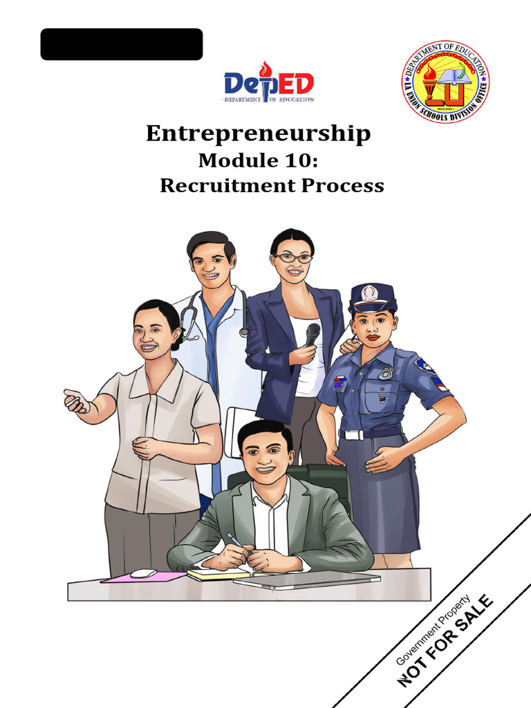 Entrep MODULE 10 Recruitment Process | PDF | Recruitment | Résumé
