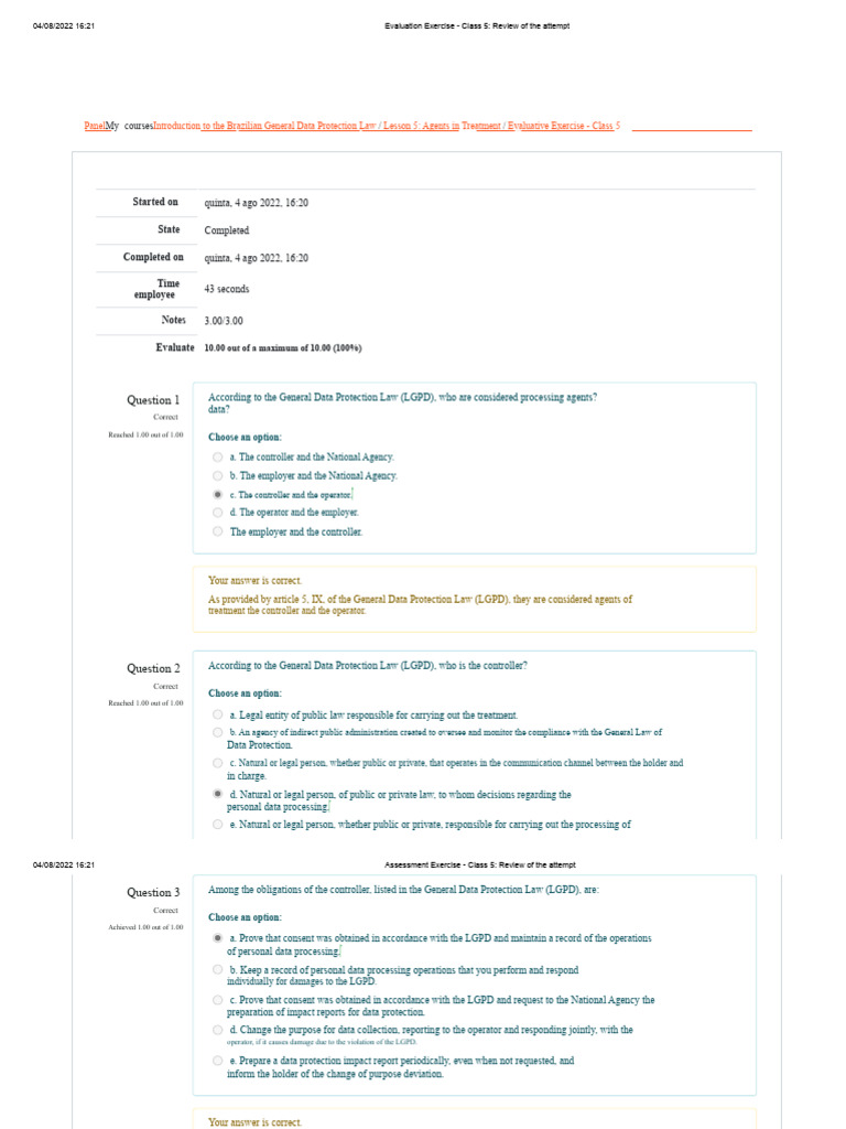 Introduction to the Brazilian General Data Protection Law_Assessment ...
