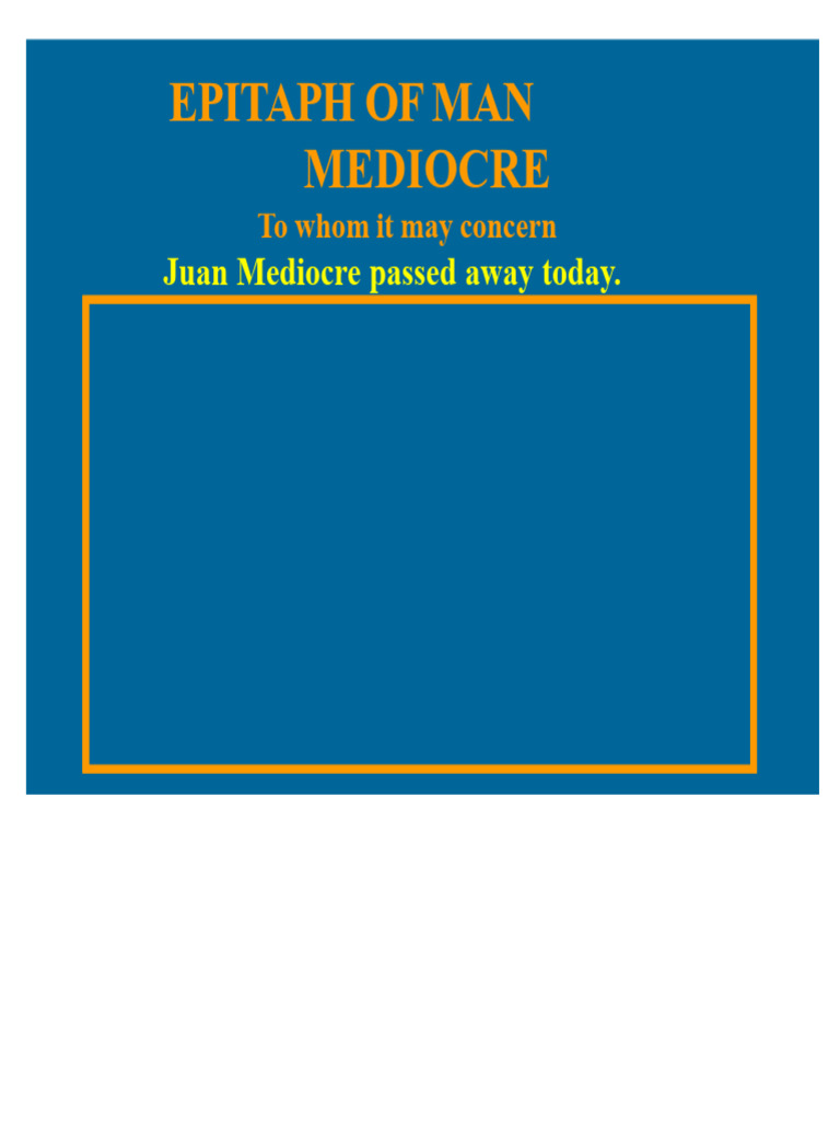 Juan Mediocre | PDF