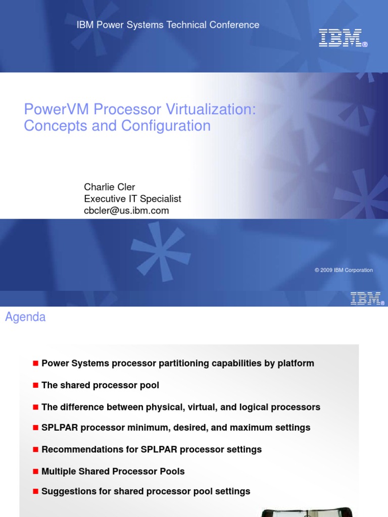 PowerVM Processor Virtualization Concepts and Configuration | PDF | Central Processing Unit ...