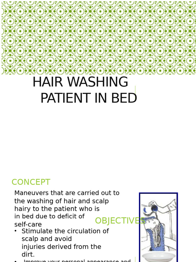 Hair Washing Patient in Bed | PDF