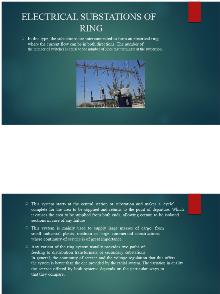 RING ELECTRIC SUBSTATION | PDF