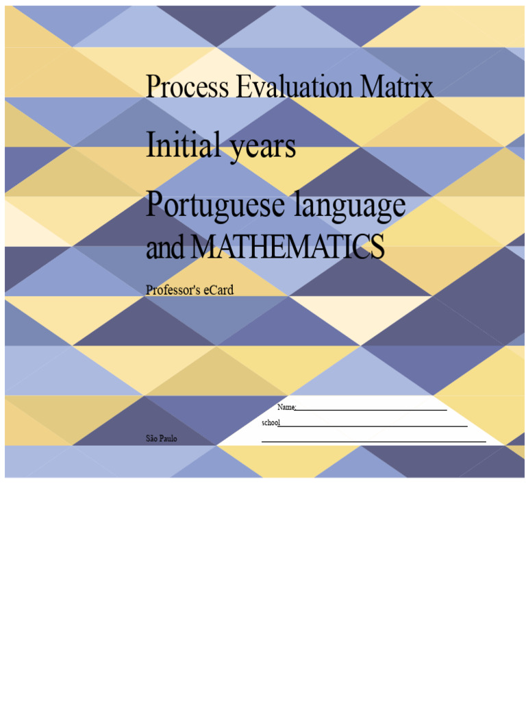 Process Evaluation Matrix for Early Education | PDF | Curriculum ...