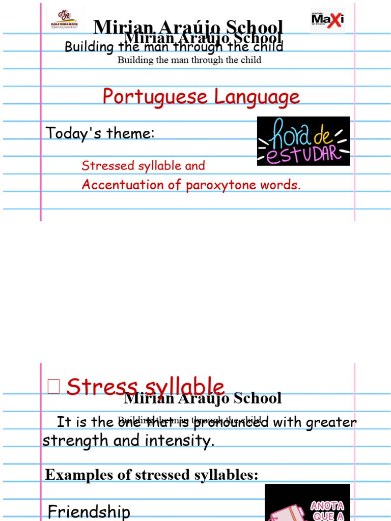 Stressed syllable | PDF