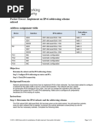 Configure IPv6 Addressing Guide | PDF | I Pv6 | Ip Address