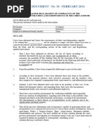 Auditor Independence Declaration Form | PDF | Audit | Business