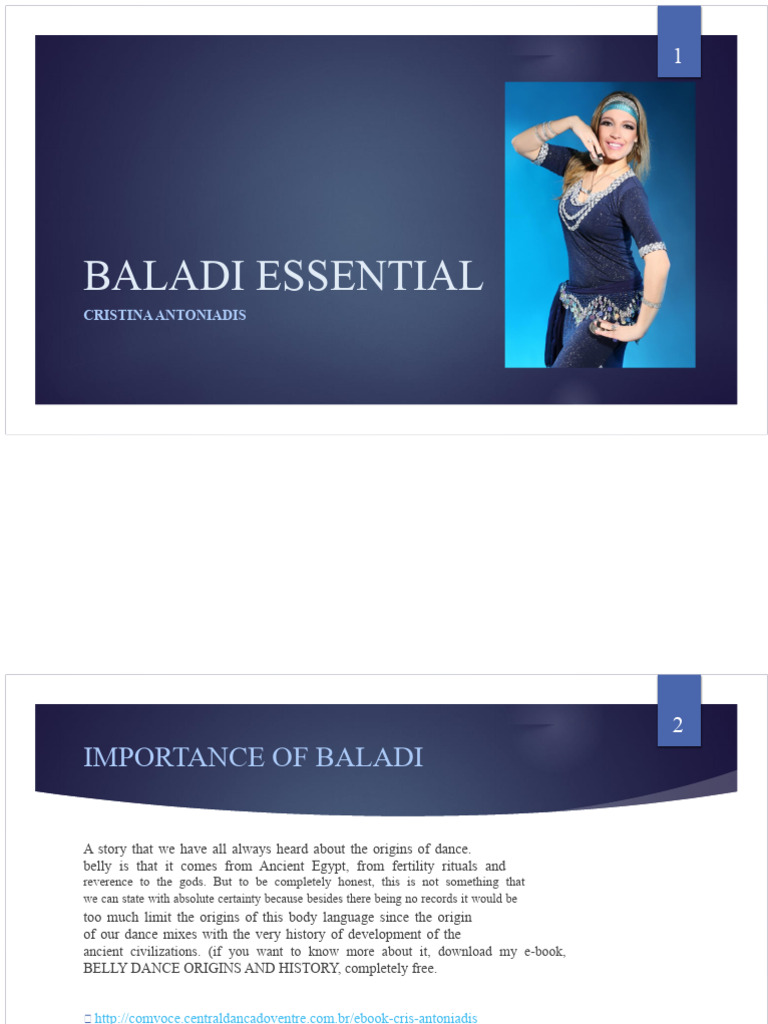 BALADI ESSENTIAL General Handbook | PDF | Dances | Folklore