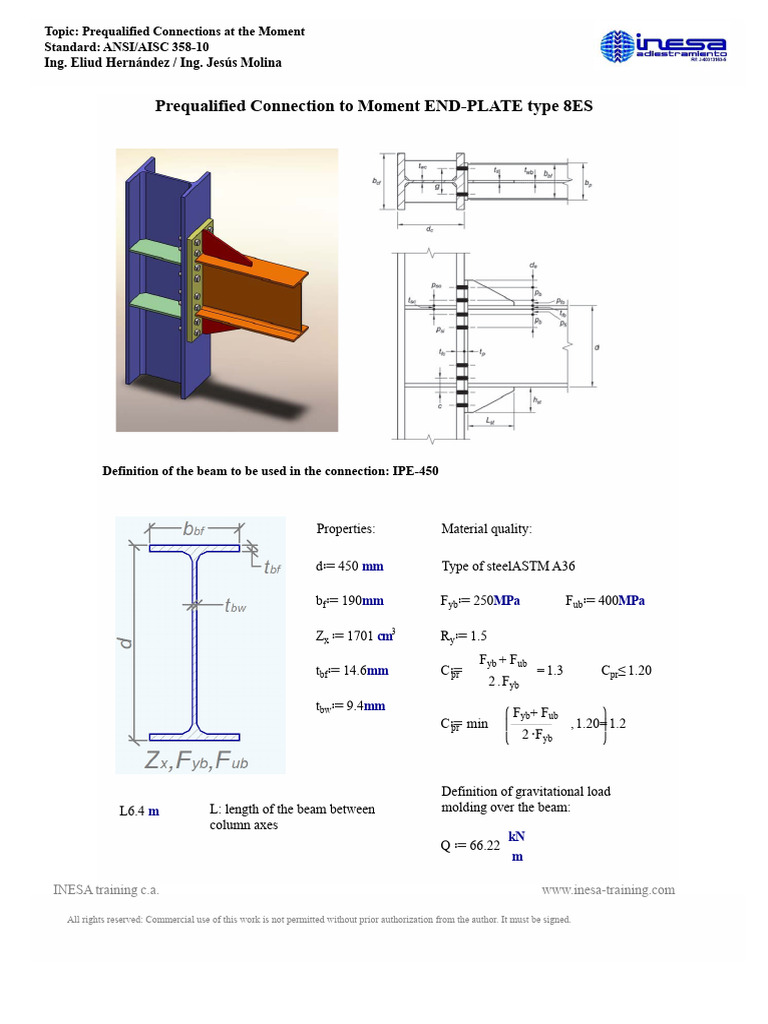 Prequalified Moment Connections Guide | PDF | Mechanical Engineering