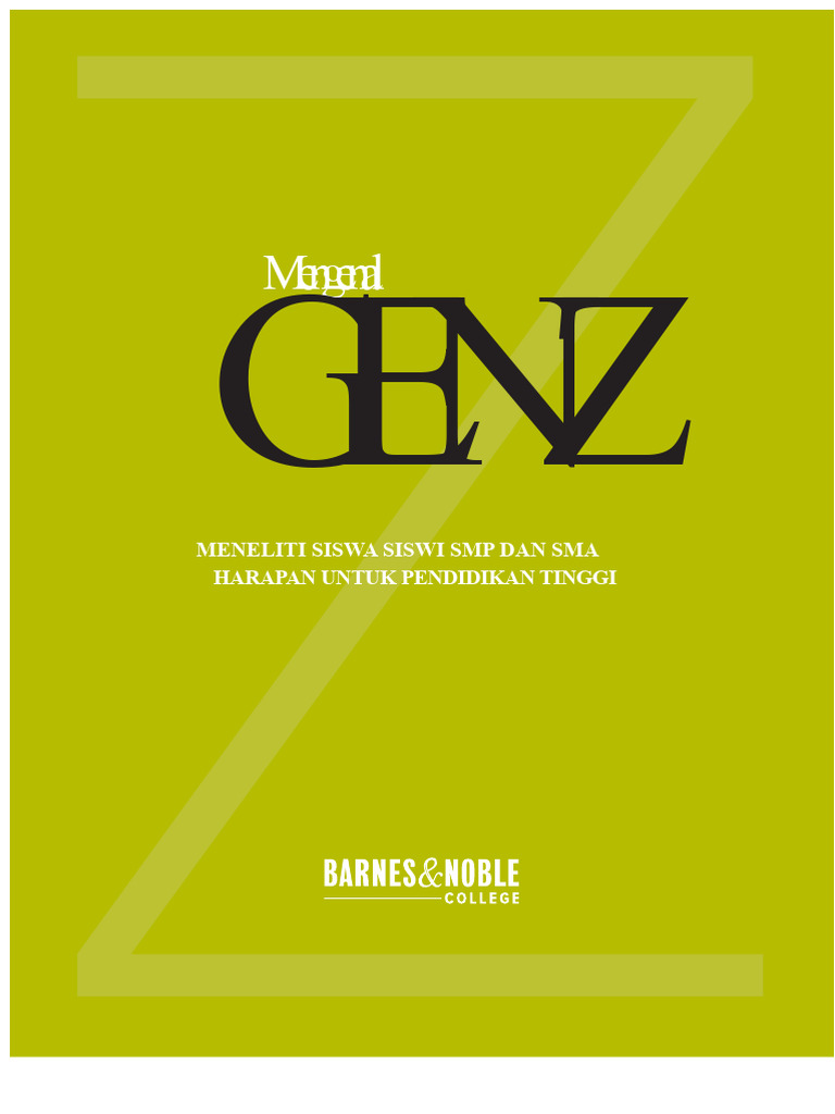 Harapan Gen Z Terhadap Pendidikan Tinggi | PDF