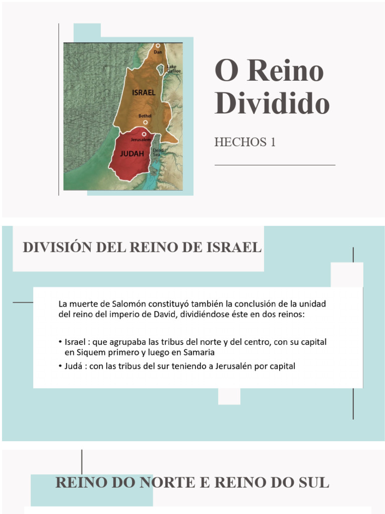 A Divisão Do Reino de Israel | PDF