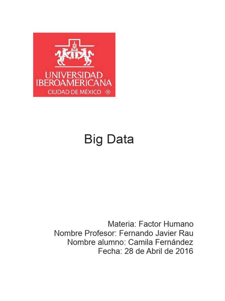 ensaio_big_data.docx | PDF | Big Data | Gestão de recursos humanos