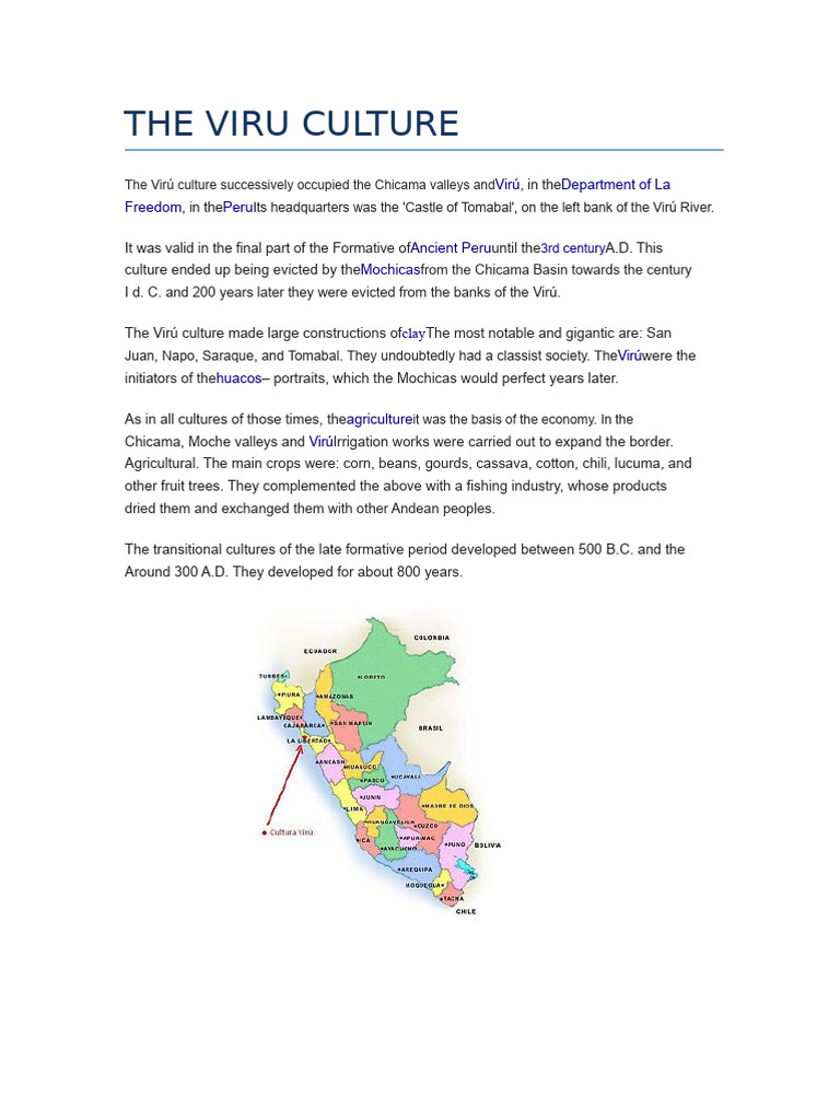 The Viru Culture | PDF