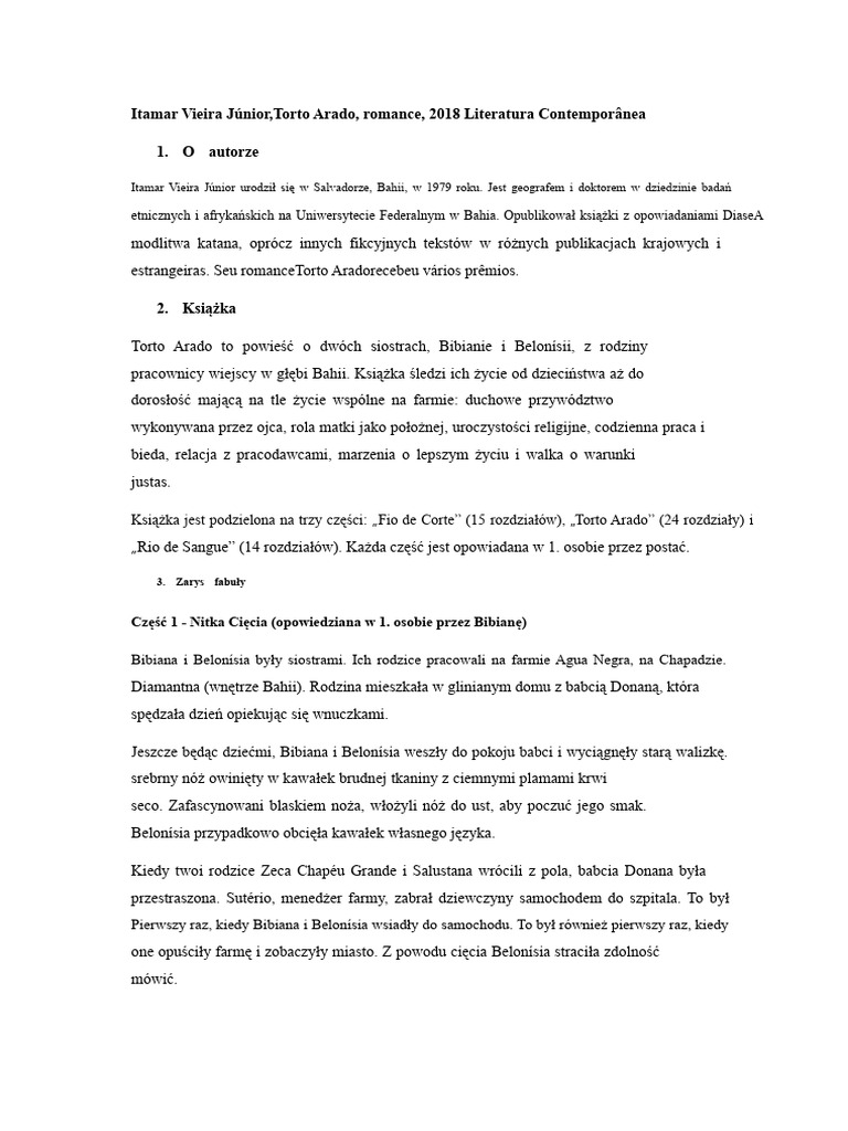 Torto Arado | PDF