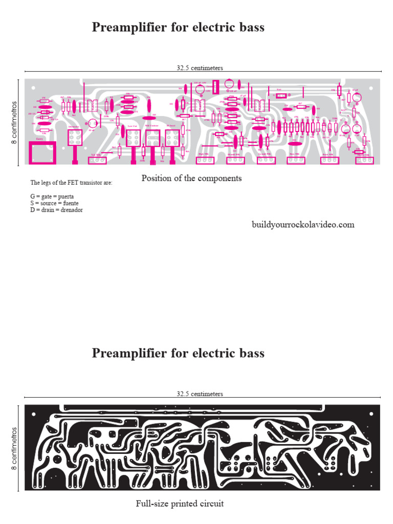 Preamp for electric bass | PDF | Field Effect Transistor | Electrical ...