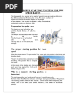 800m Race Rules and Safety Guidelines | PDF
