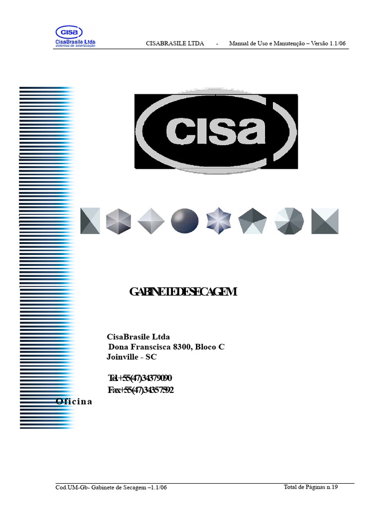 Manual Del Gabinete de Secado Cisa | PDF | Termostato