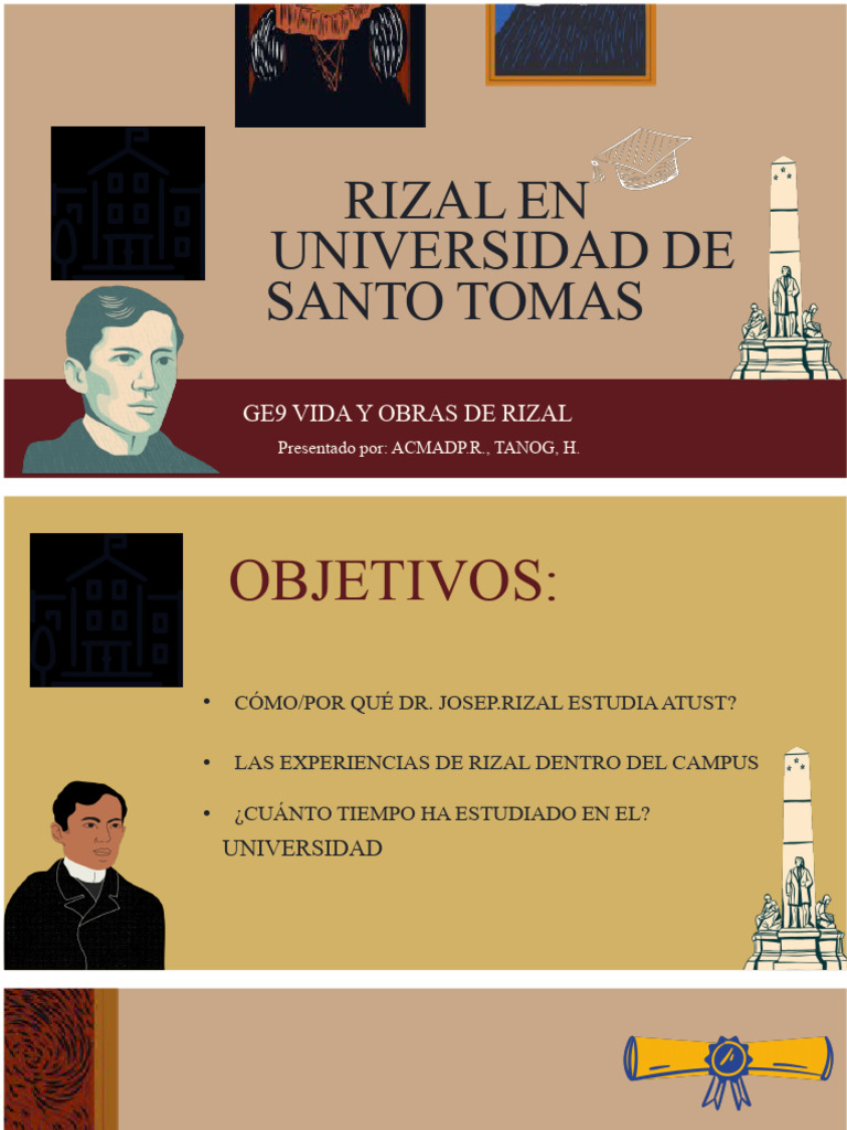 Rizal en UST | PDF