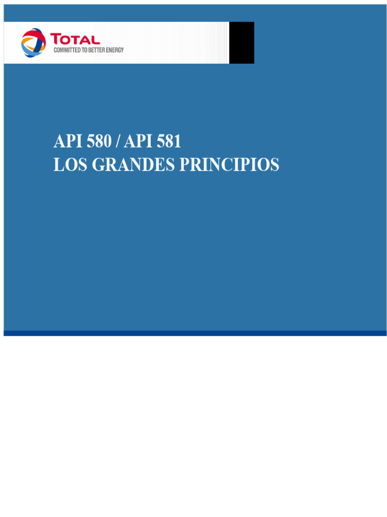 Api 580 - Api 581 Los Grandes Principios | PDF | Riesgo | Probabilidad