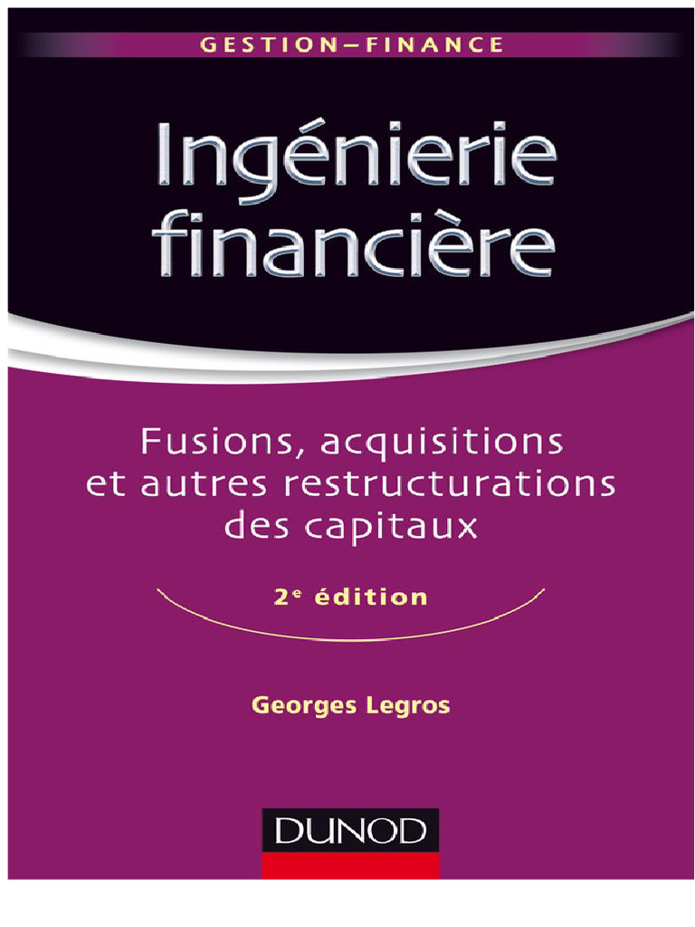 Financial Engineering Mergers Acquisitions | PDF | Franchising ...