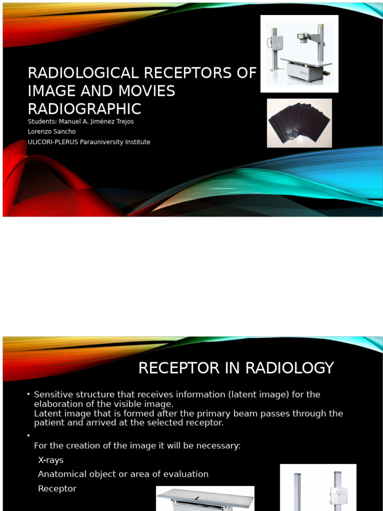 Radiological Image Receptors Explained | PDF | Radiography | X Ray